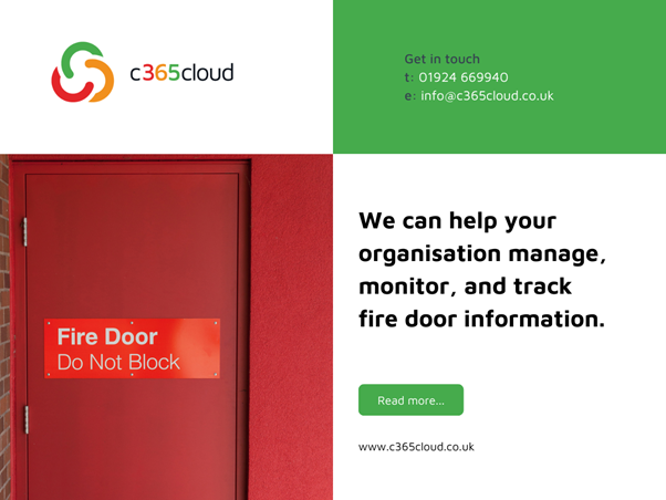 C365Cloud | We understand that managing fire doors can be difficult, but at C365Cloud we can ...